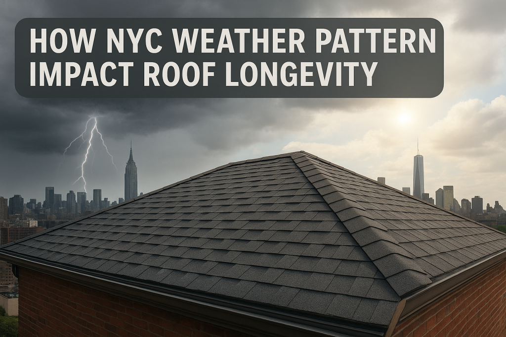 How NYC Weather Patterns Impact Roof Longevity - Gushi Construction
