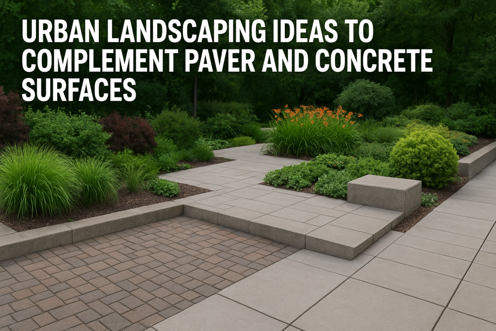 Urban Landscaping Ideas to Complement Paver and Concrete Surfaces ...