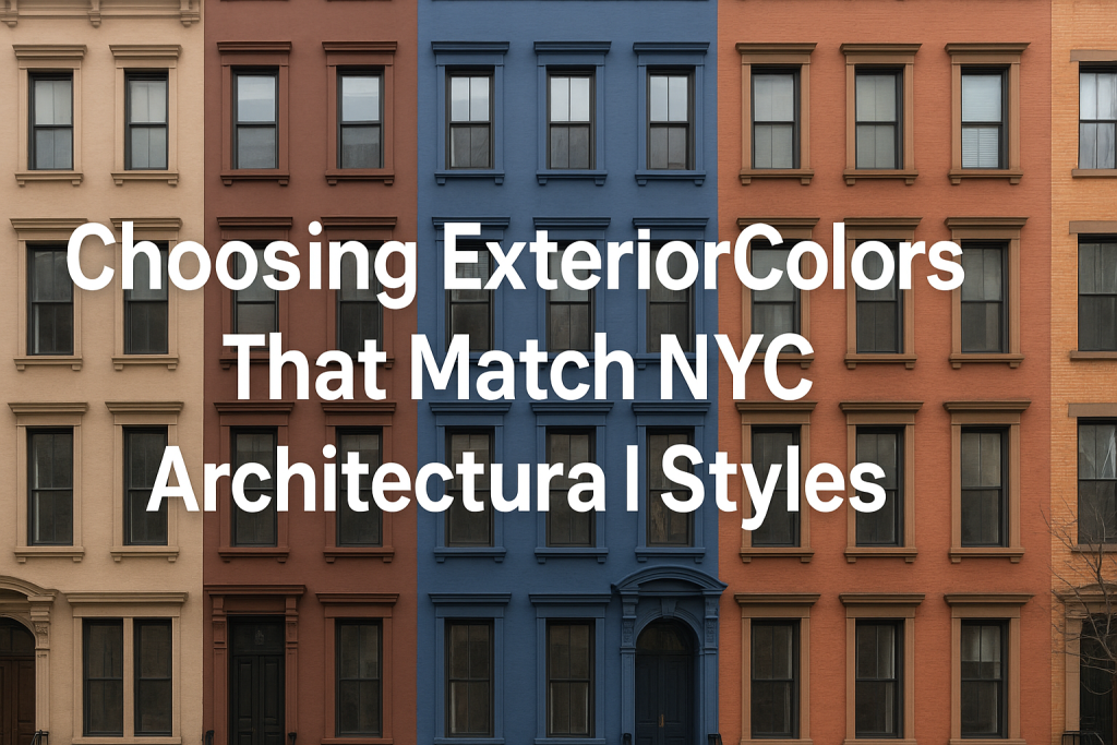 Choosing Exterior Colors That Match NYC Architectural Styles - Gushi ...